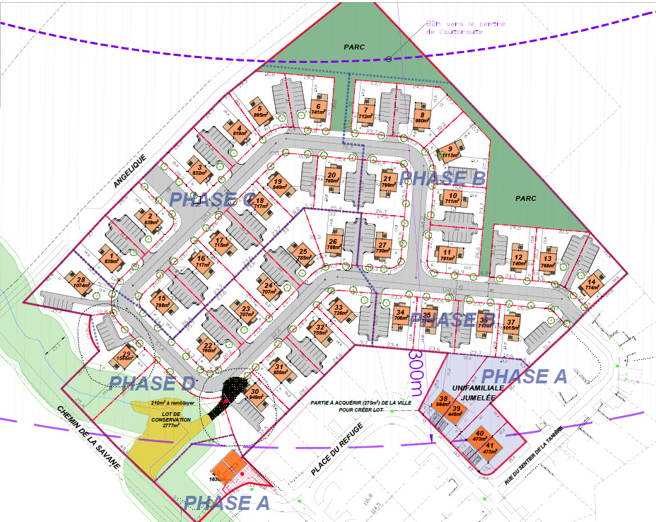 Plan des lots – Projet Le Panoramique – Compétence Immo